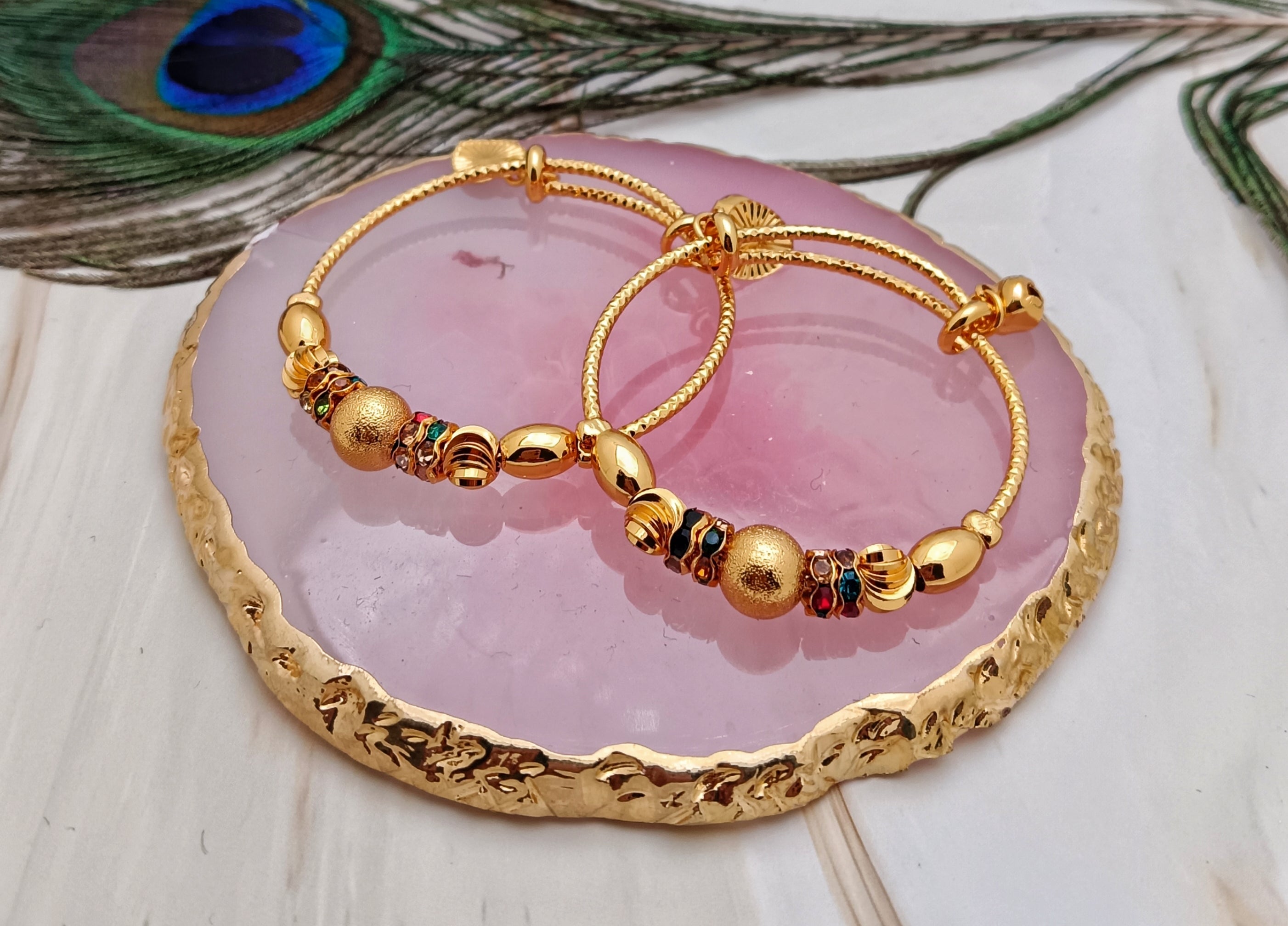Baby Bangles (Not a pair) – Maya Blue Jewels
